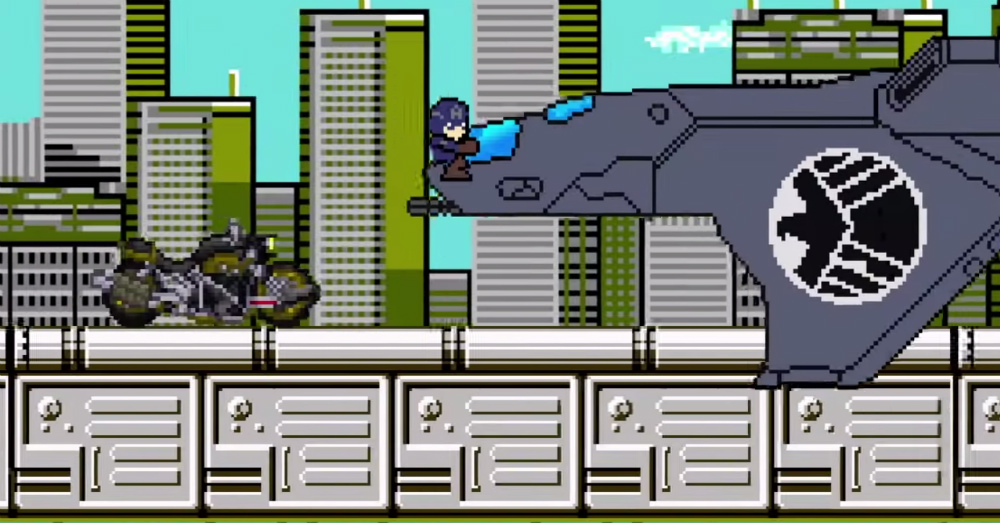 8-Bit Captain America Winter Soldier video is awesome | Buzzitt